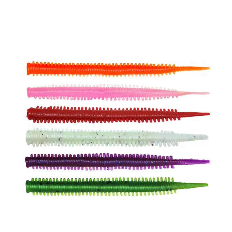5Pcs-Fishing-Bait-Worm-Soft-Baits-80mm-0-76g-Artificial-Fishing-Lures ...