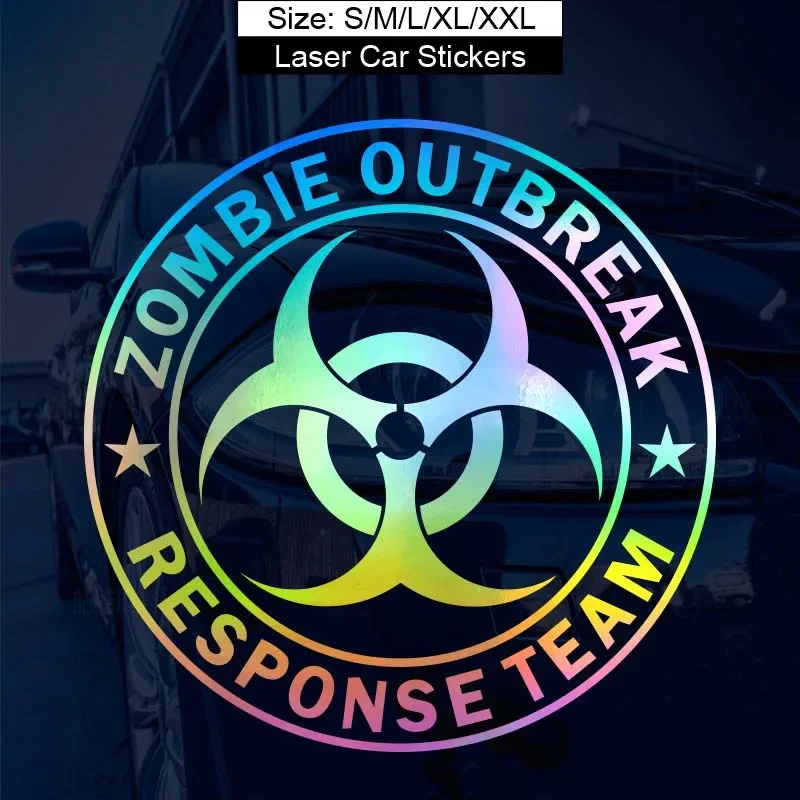 Professional-Reflective-Zombie-Outbreak-Funny-Car-Window-Bumper-Vinyl ...