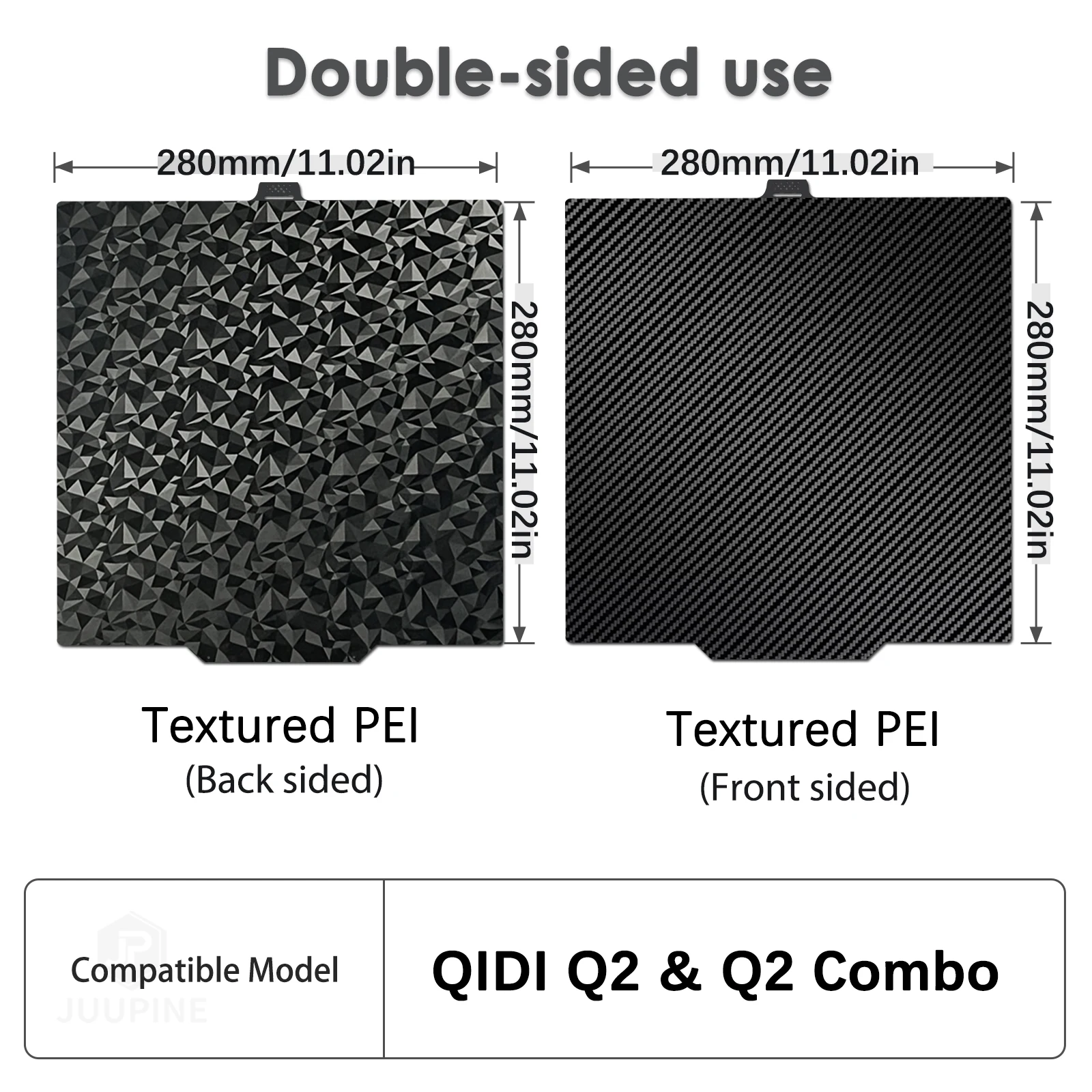 Build Plate For QIDI Q2 Plate 280x280mm Super Adhension No Swarp High ...