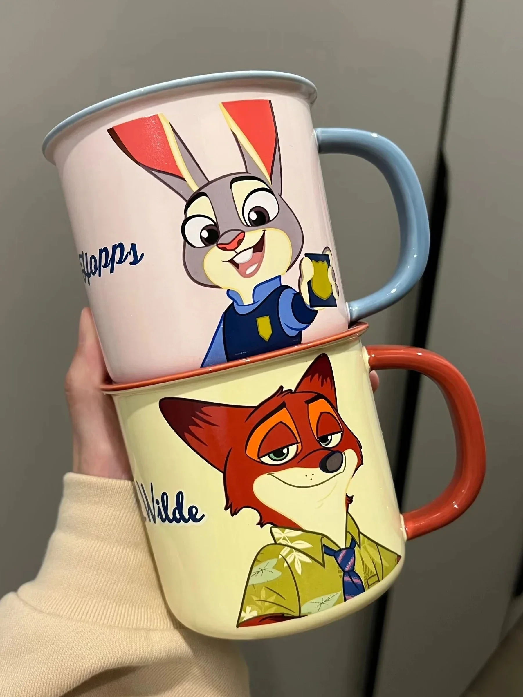Disney-New-2024-Mug-350ml-Minnie-Daisy-Zootopia-Judinic-Couple-Coffee ...