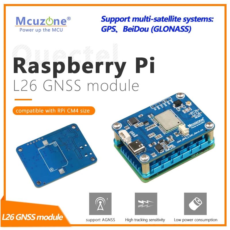 Raspberry Pi Gnss Gps Beidou Expansion Board For Cm4 Usb And Uart ...