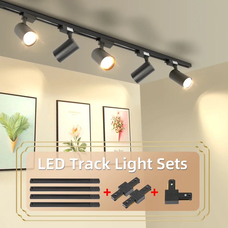 Spot-Led-Track-Light-220V-Ceiling-Lamp-COB-Spotlight-Rail-Lighting ...