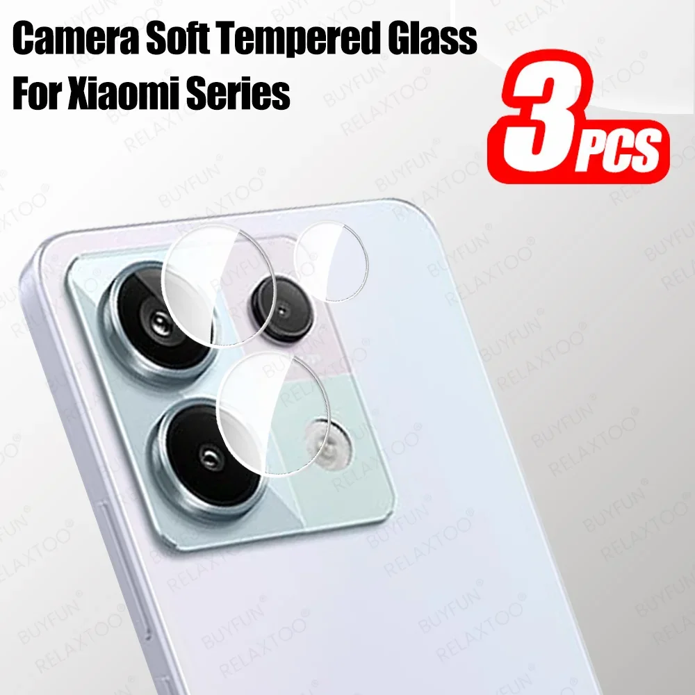 3 Set Tempered Glass Camera Protector For Xiaomi Redmi Note 13 Pro 5G ...