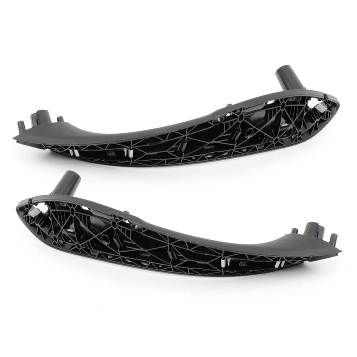 Black-Front-Left-Right-Car-Inner-Door-Handle-Trim-Pull-Grab-Panel ...