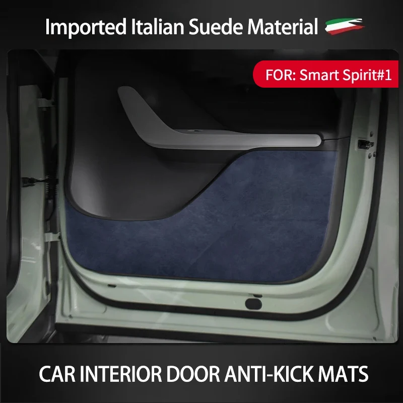 4Pcs-Car-Interior-Door-Anti-Kick-Pad-Cover-Alcan-tara-Anti-dirty ...