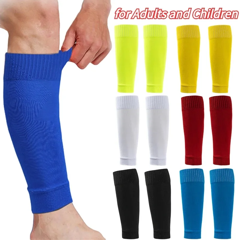 1-Pair-Men-s-Leg-Guards-Sleeves-Basketball-Football-Sports-Socks-Adult ...