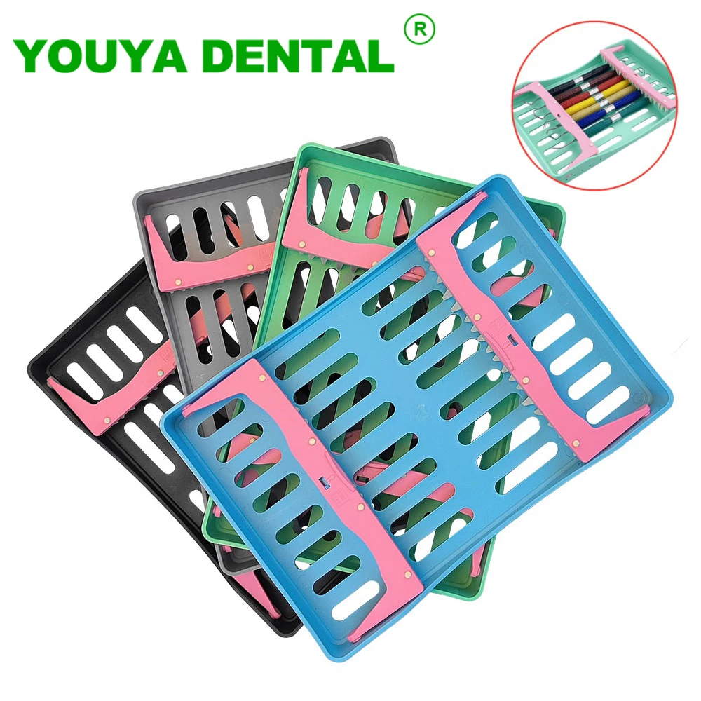 10-Holes-Dental-Sterilization-Box-Composite-Resin-Filler-Spatulas-Instrument-Placing-Case ...