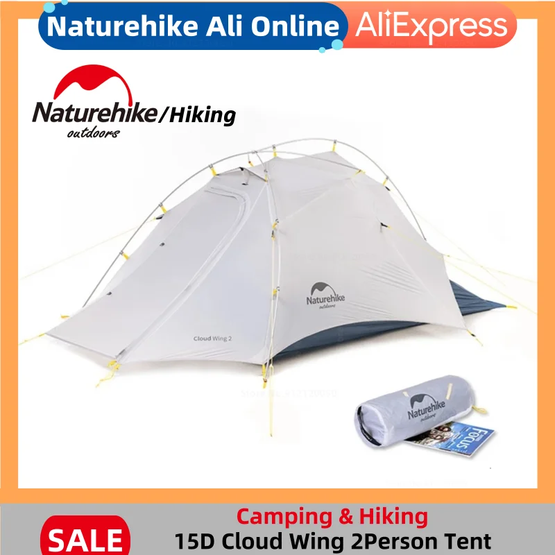 Naturehike Camping Tent 15d Cloud Wing Hiking 2 Person Tent 1.5kg ...