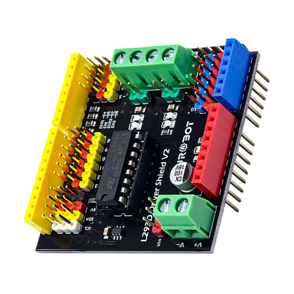 Motor Driver Escudo Módulo Para Arduino Placa Controladora Mcu Corrente ...