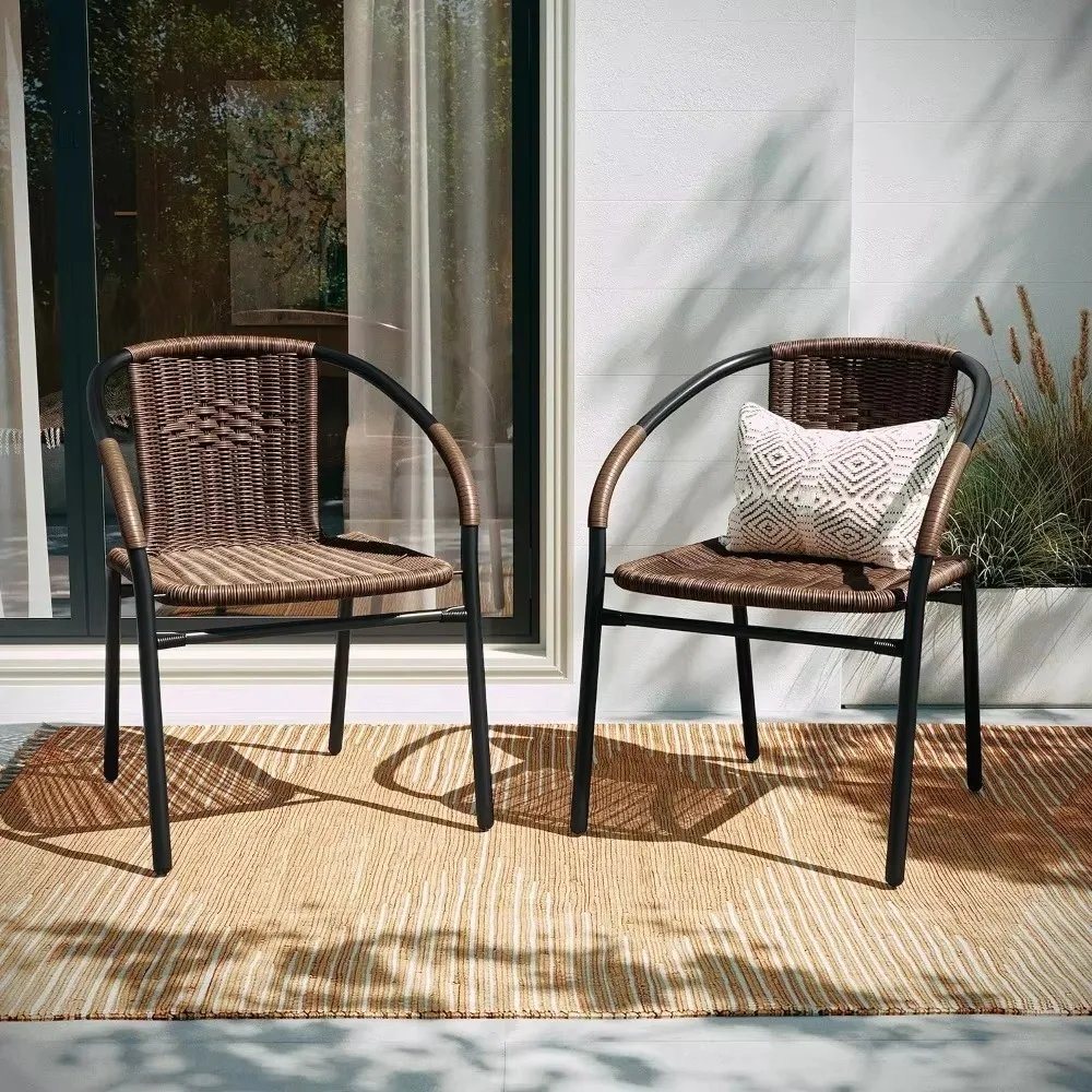Modern-Rattan-Indoor-Outdoor-Restaurant-Dining-Chairs-Stackable-Rattan ...