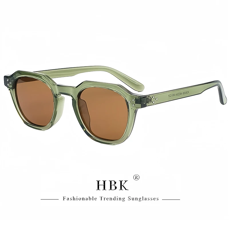 HBK-Retro-Polygon-Polarized-SunGlasses-Women-Men-TR90-Frame-Sun-Glasses ...