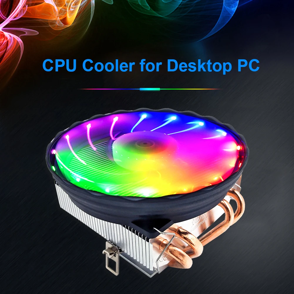 SNOWMAN-120mm-CPU-Cooler-Radiator-Fan-4-Heat-Pipes-PWM-3PIN-for-Inte ...