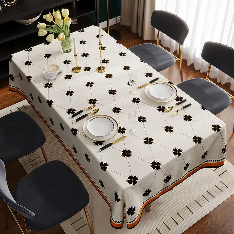 A48high-end-light-luxury-tablecloth-waterproof-oil-proof-anti-scalding ...
