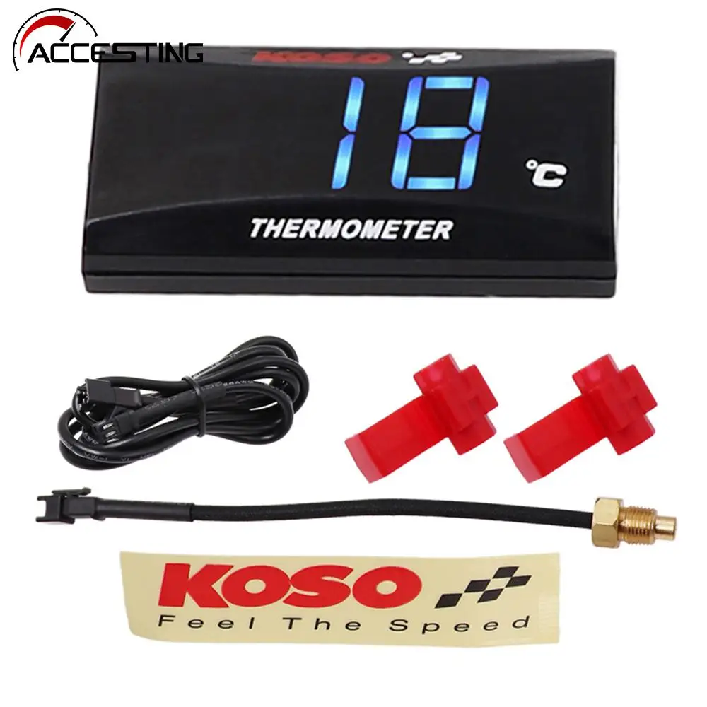 Koso-Motorcycle-Temperature-Gauge-Universal-Digital-Water-Temperature ...