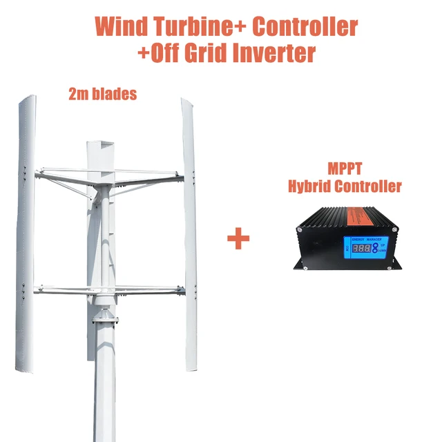 Maglev Wind Turbine Generator 20000W 12V24V48V Vertical Wind Generator ...