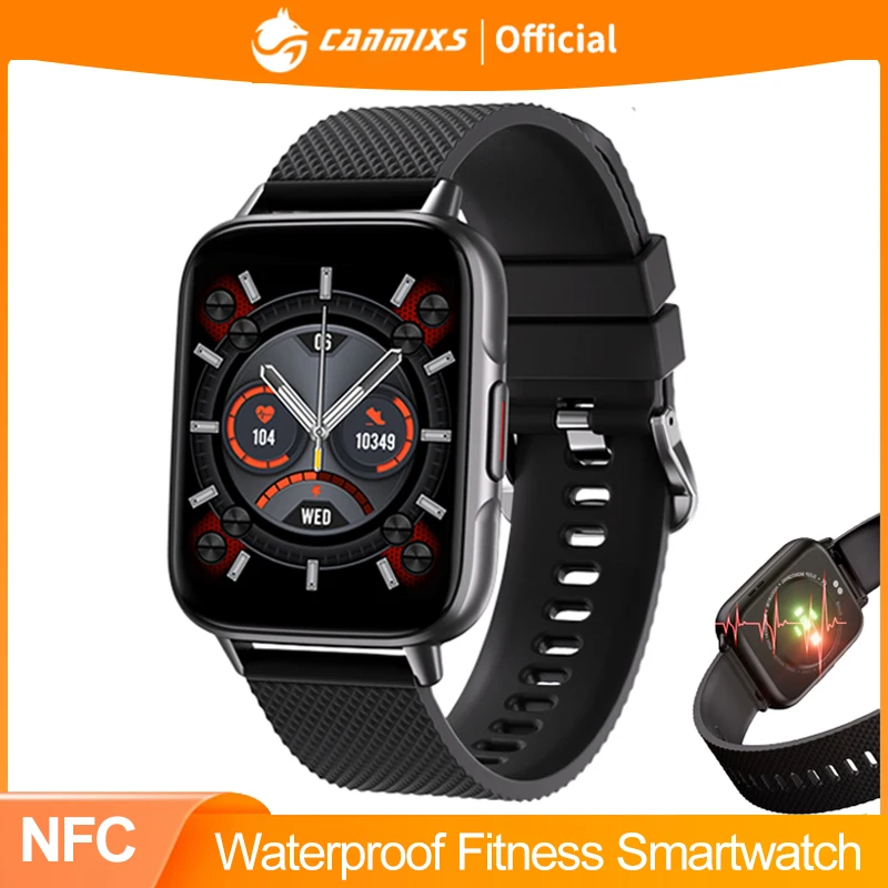 NFC-Smart-Watch-Men-Bluetooth-Call-Smartwatch-2022-Waterproof-Heart ...