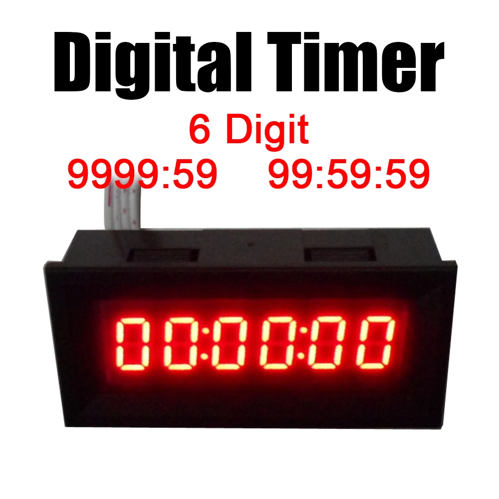 6-digit-LED-Digital-Timer-Totalizer-Hour-Chronometer-industrial-Meter ...