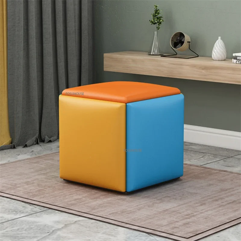 Modern-Creative-5-in-1-Stackable-Stool-Space-Saving-Furniture-Living ...