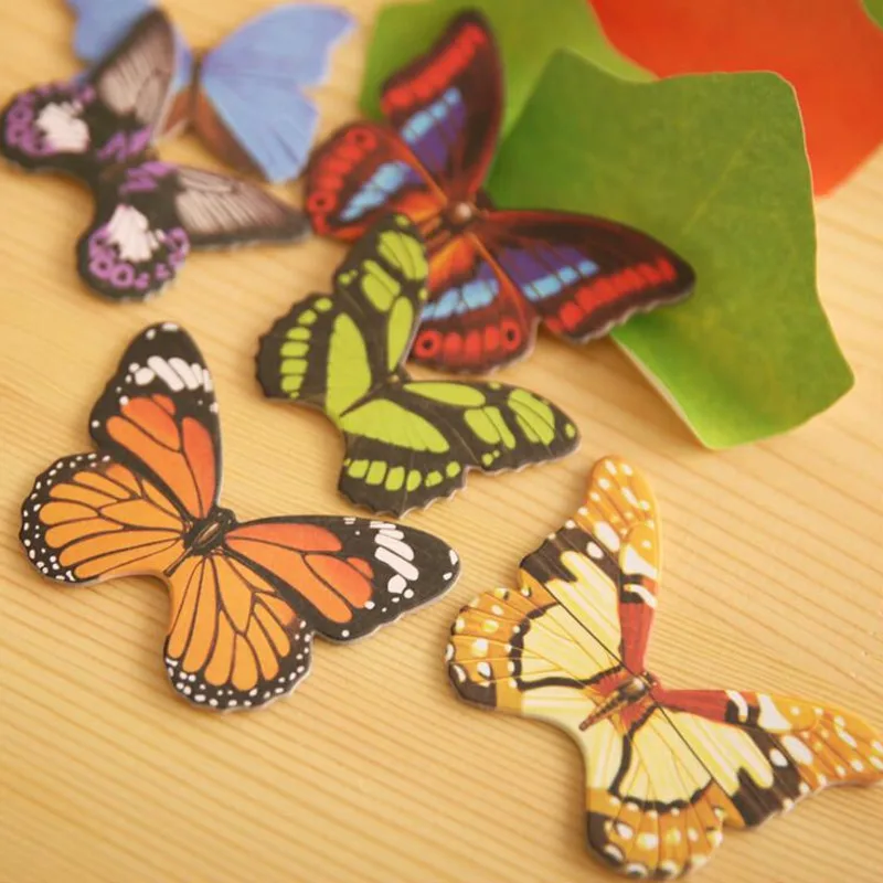 1 Piece Cute Butterfly Sticky Note Creative Stationery Notepad Sticker ...