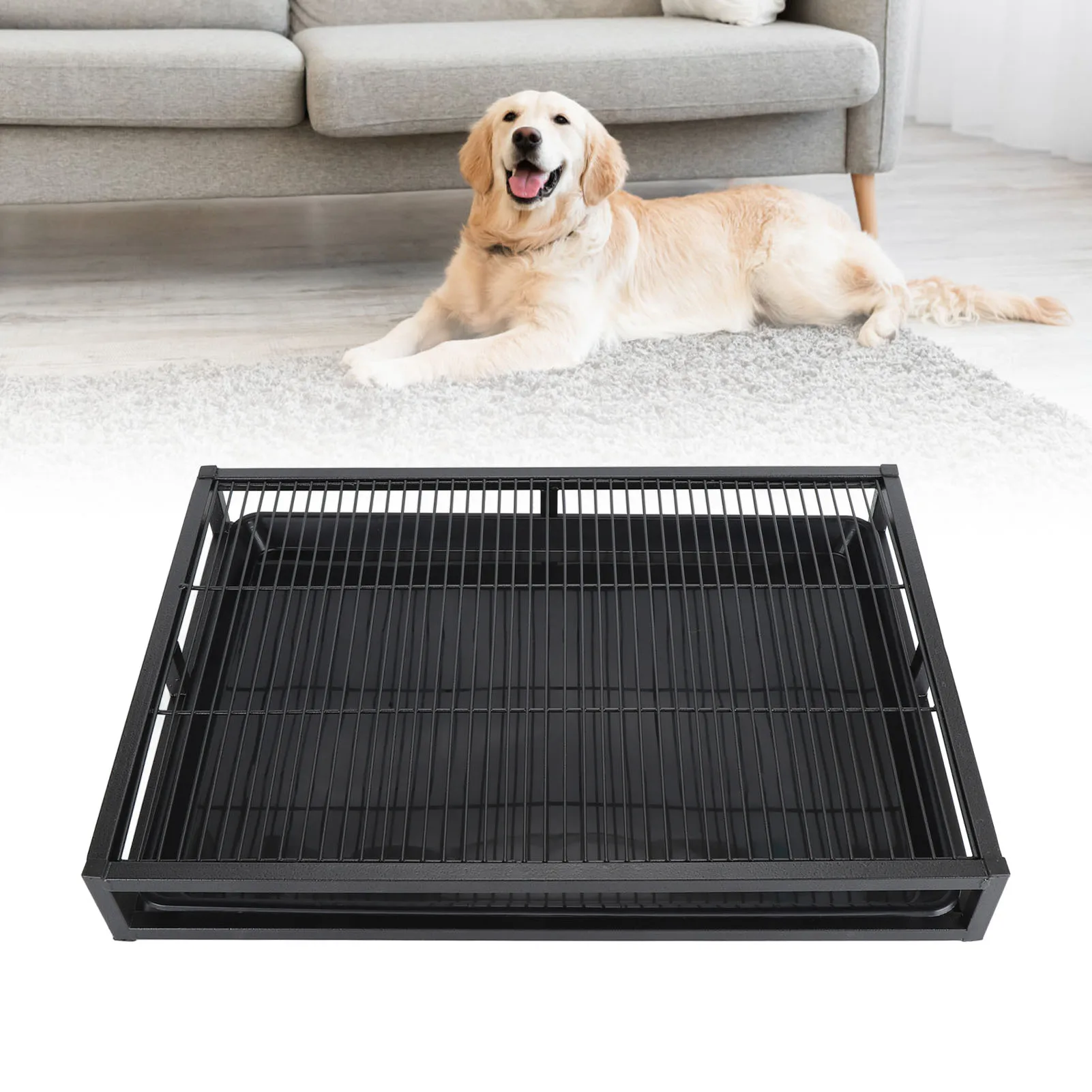 Dog Potty Tray Indoor Dog Potty Dog Training Toilet Reusable Long ...