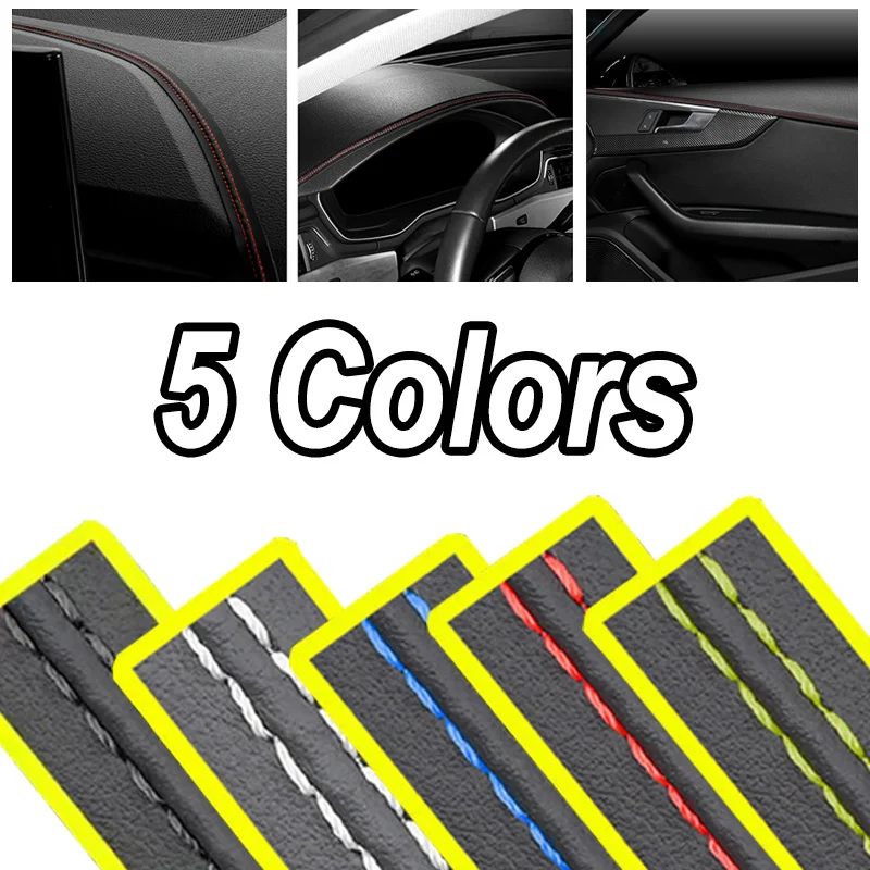 Luxury-Automobile-Decorative-Strips-Gap-Filler-Leather-Stickers-for-Car ...