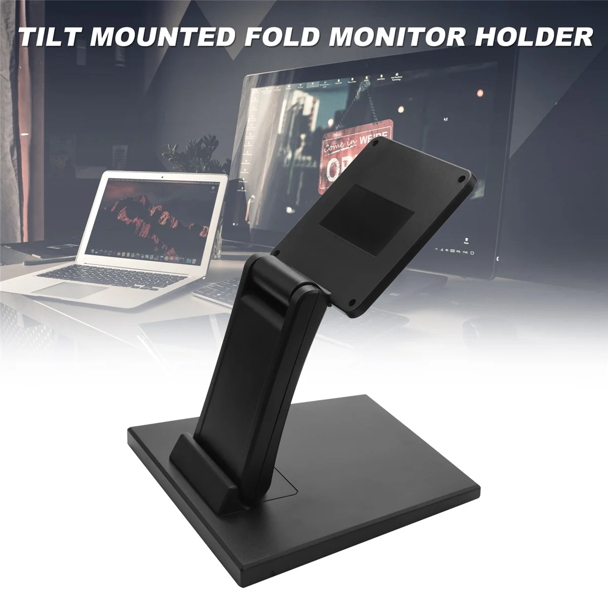 Tilt-Mounted-Fold-Monitor-Holder-Vesa-10Inch-27Inch-Lcd-Display-Press ...