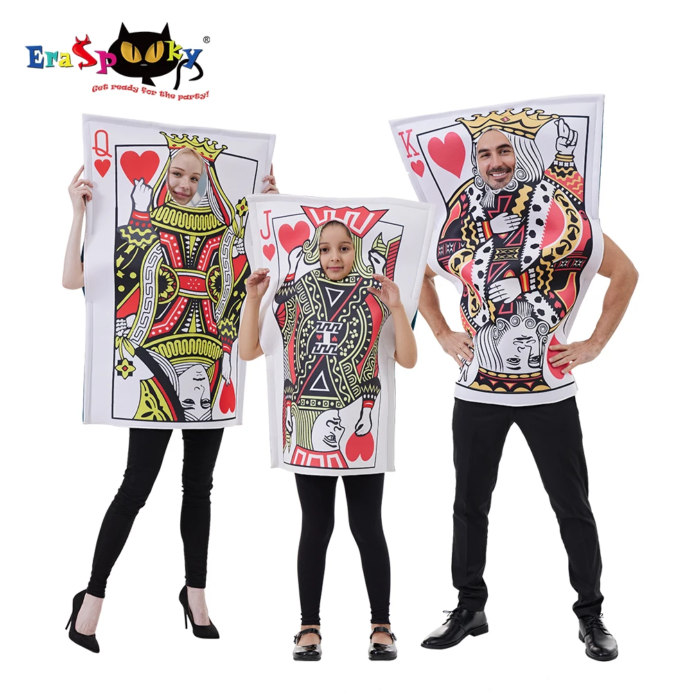 Eraspooky Adult Funny Hearts Poker Costume Halloween Couple Sponge ...