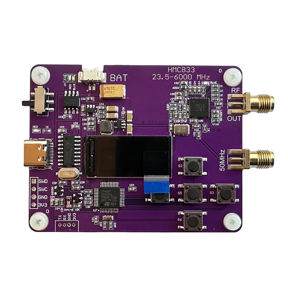 HMC833 6Ghz RF Signal Source Transmitter 23.5-6000MHz RF Signal ...