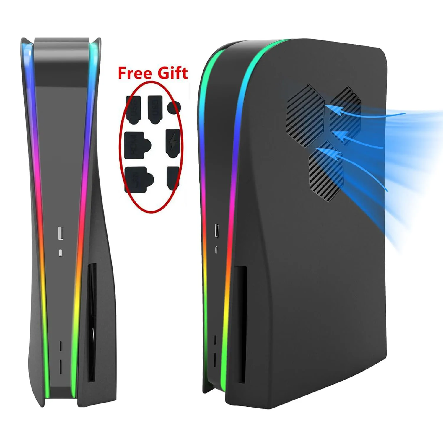 DIY-PS5-Placa-Lateral-Faceplate-Ventila-es-de-Resfriamento-Filtro-de ...