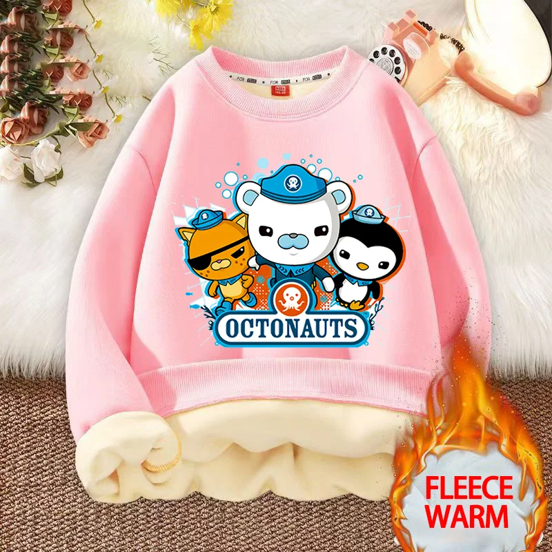The Octonauts Winter Girls Clothes Round Neck Kids Boy Pullover Baby ...