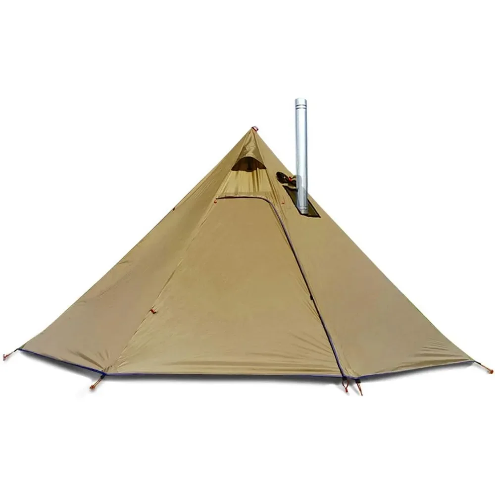 4-Persons-Lightweight-Tipi-Hot-Tents-with-Stove-Jack-Teepee-Tent-for ...