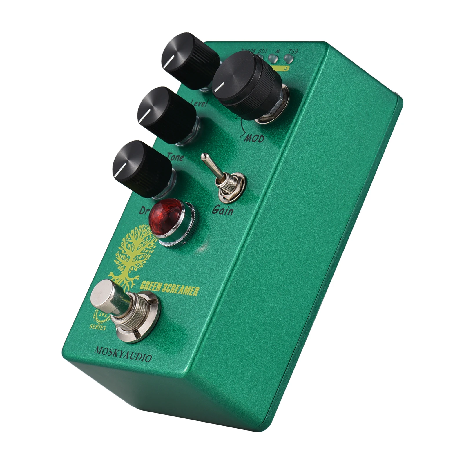 MOSKYAudio-Booster-Overdrive-Guitar-Effect-Pedal-4-Mode-Switch-Level ...