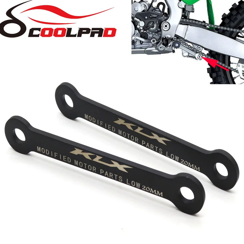 For KAWASAKI KLX300 R/SM KLX250 S/SF Lowering Links Kit Motorcycle ...