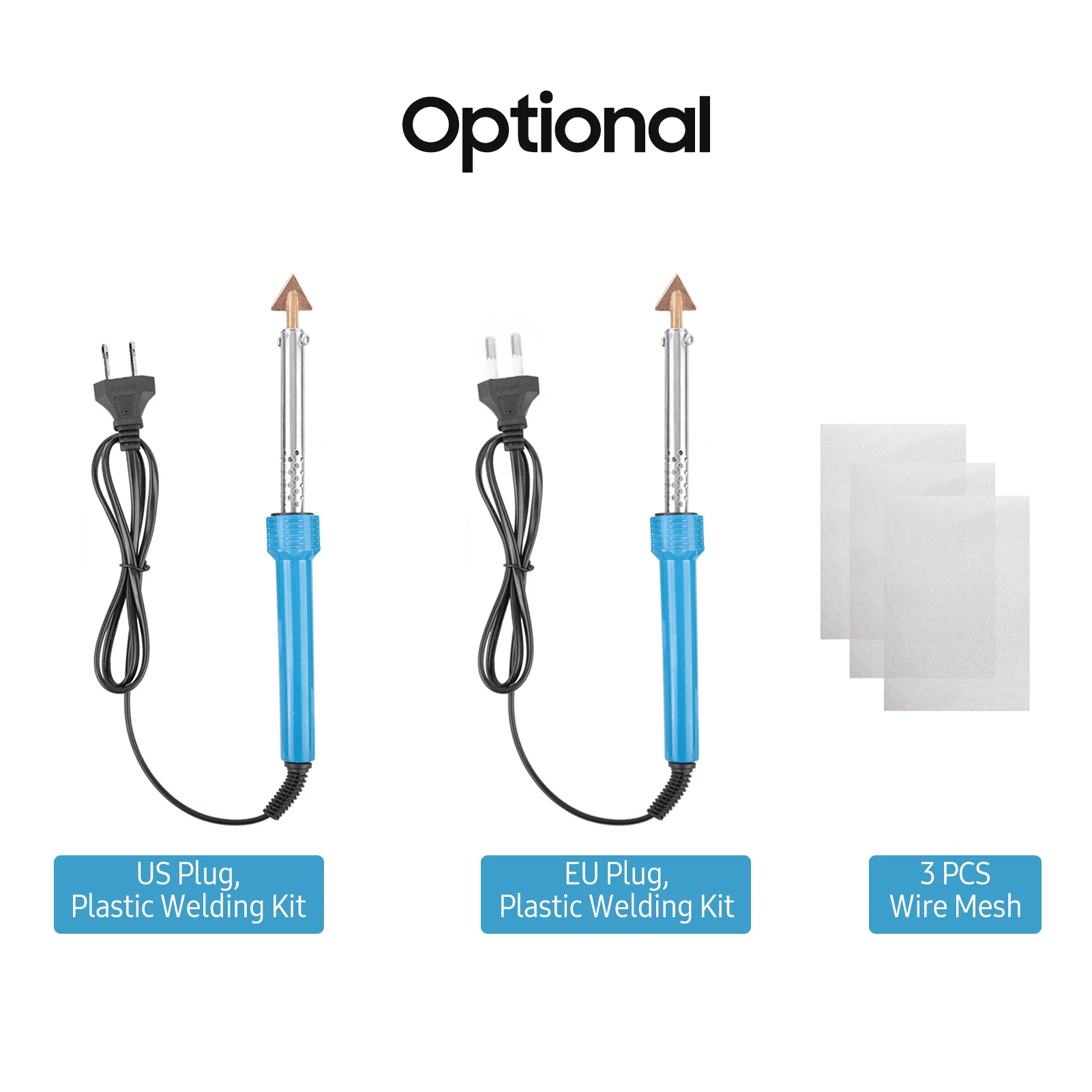 Poste a souder,Kit de soudage en plastique 80W, fer à souder, pare-choc de voiture, outil de ...
