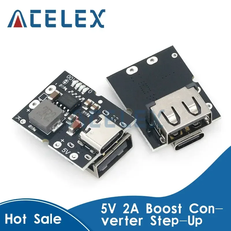 Type-C-USB-5V-2A-Boost-Converter-Step-Up-Power-Module-Lithium-Battery ...