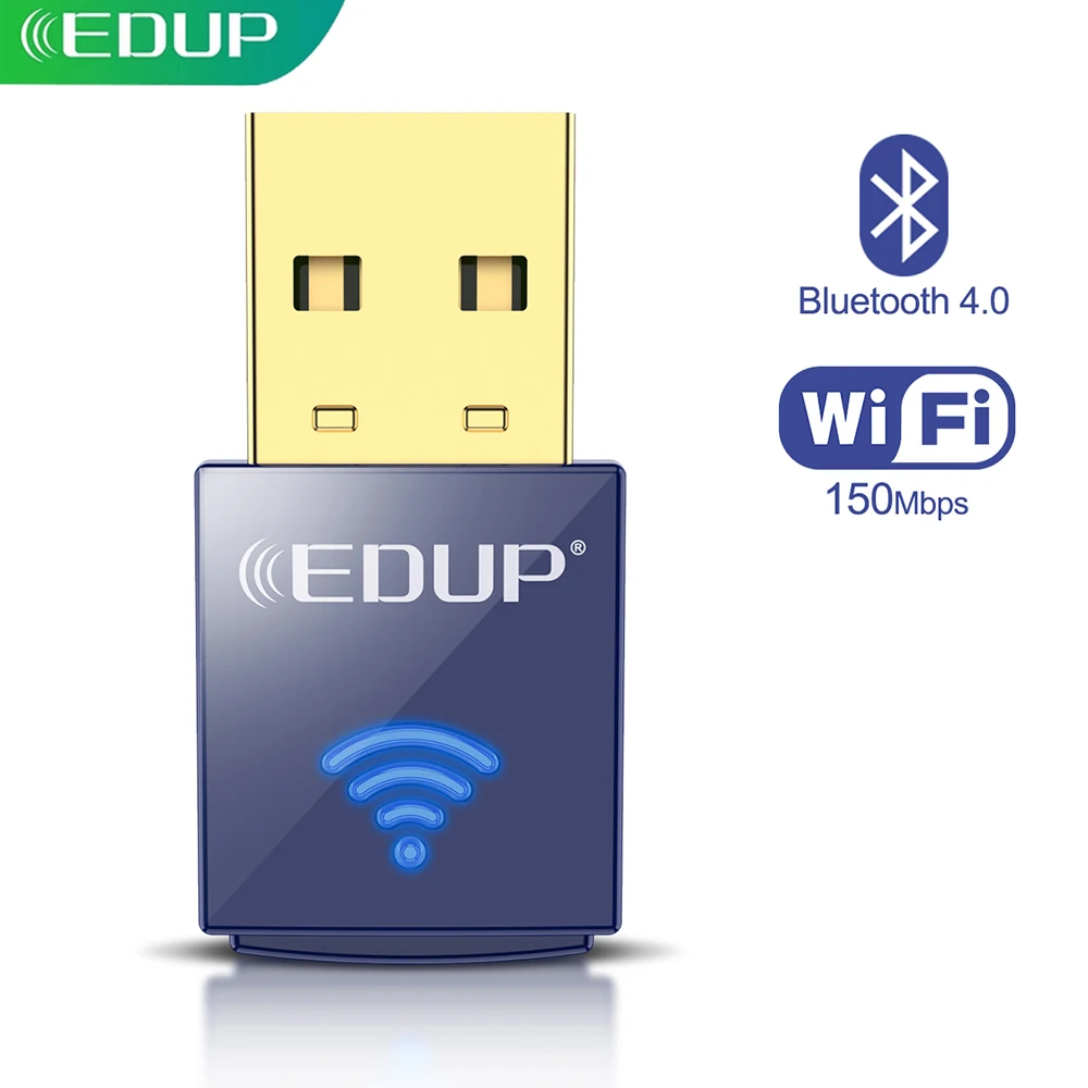 EDUP-150Mbps-Mini-WiFi-Adapter-USB2-0-Bluetooth4-0-WiFi-Wireless ...