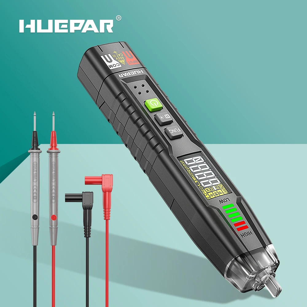 Huepar Multi Digital Test Pencil AC/DC Voltage Detectors Smart Non ...