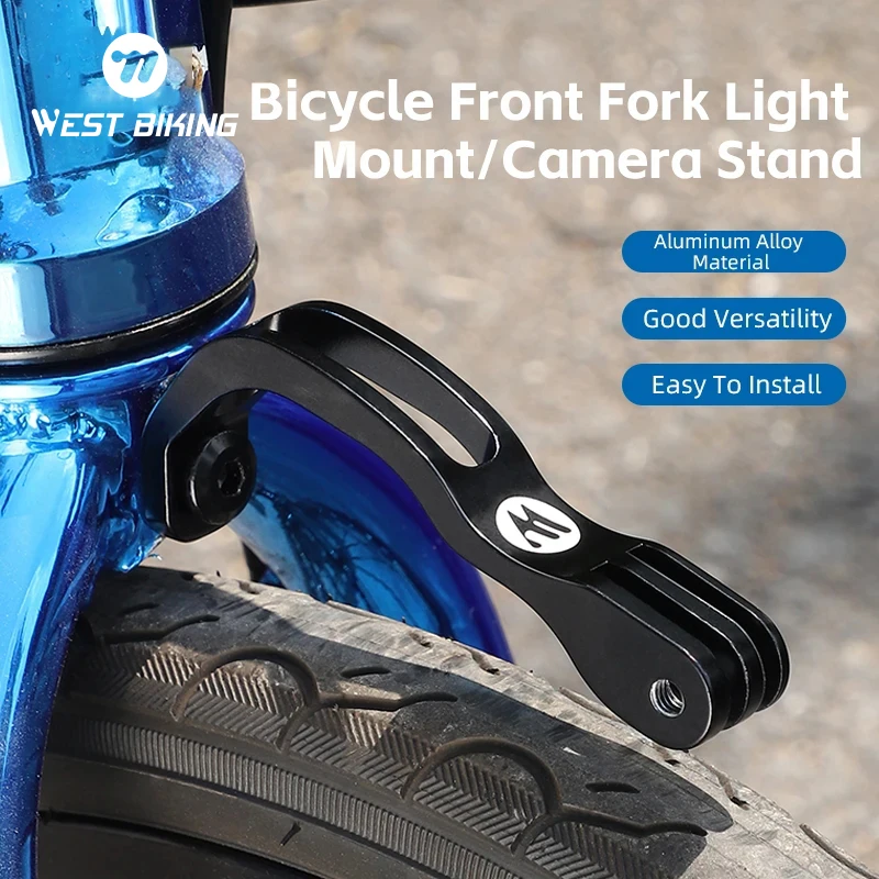 WEST-BIKING-Bicycle-Front-Light-Holder-Lamp-Bracket-Camera-Stand ...