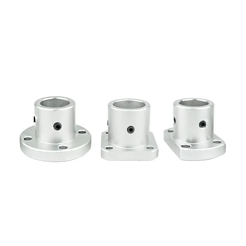 1PC-Guide-shaft-support-Long-Sleeve-Round-Flanged-Mount-Type-Shaft ...
