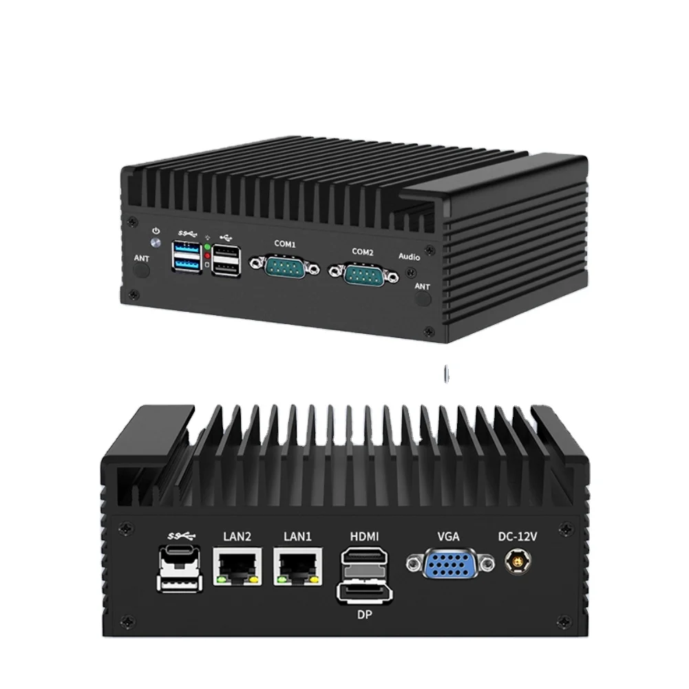 Industrial Mini PC 2 Ethernet 6 USB 2 COM 2 LAN Port Win7/11 Wifi ...