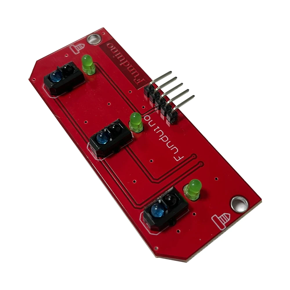 DC 5V 3 Channel Infrared Line Tracker Sensor Module Trio Detector ...