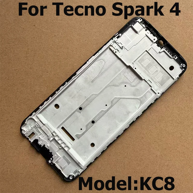 Middle Frame Bezel Plate Panel For Tecno Spark 4 Phone Housing Metal ...