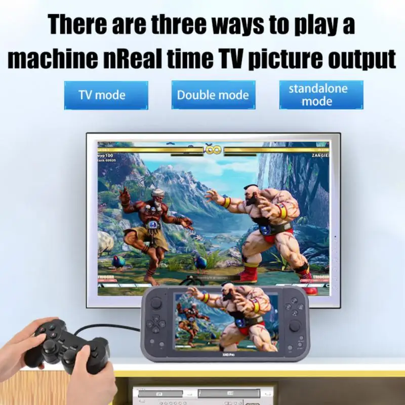 Jual X40 Pro Video Game Console Built-in 10000 Games Support Wireless ...