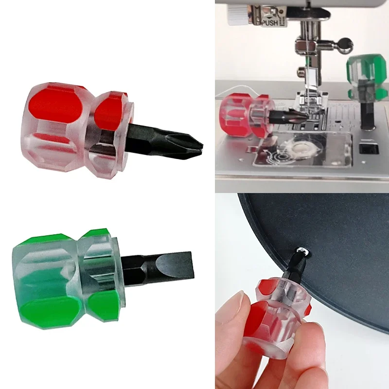 2-1Pcs-Sewing-Machine-Screwdriver-Kit-Mini-Short-Screwdriver-Portable ...