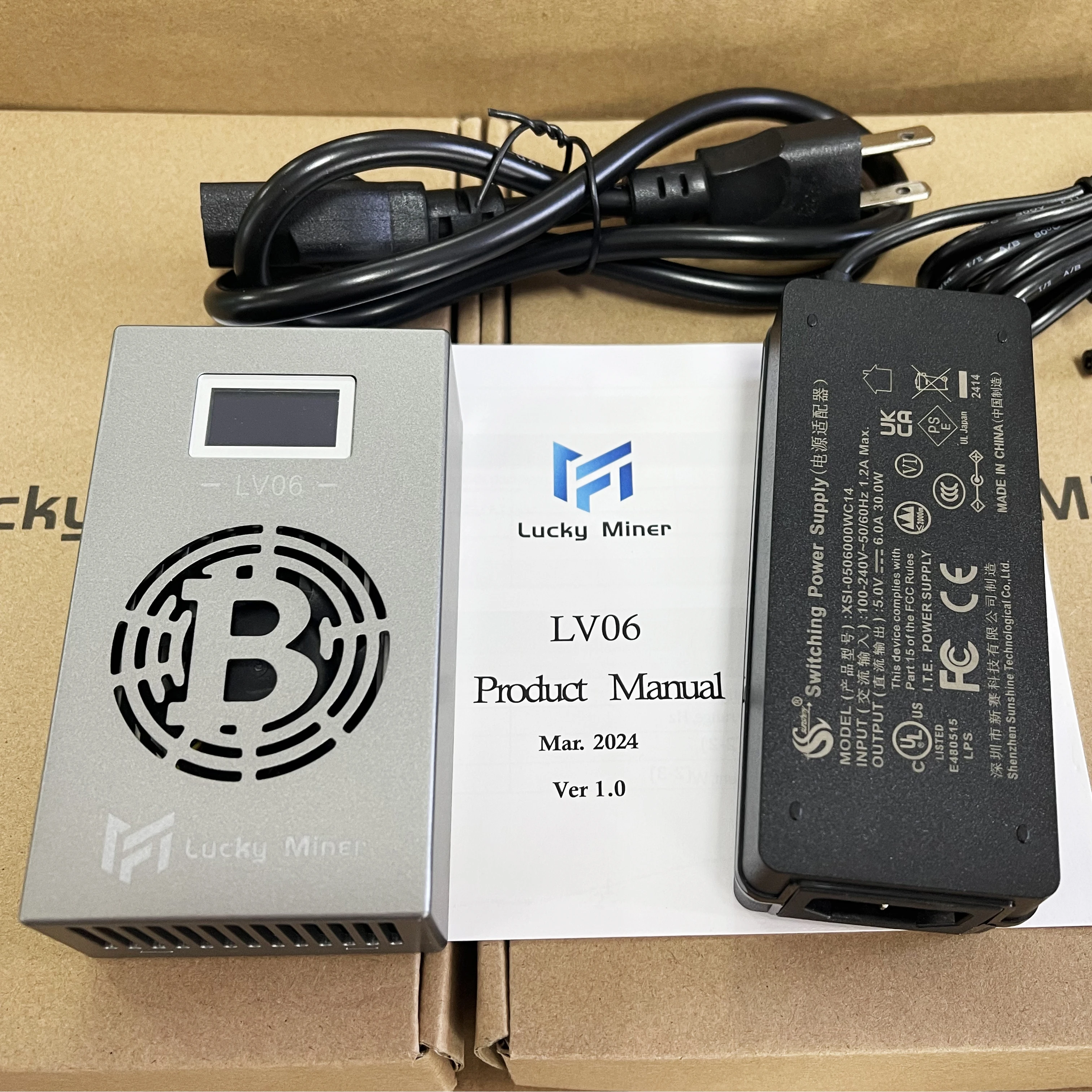 Lucky-Miner-Bitcoin-Miner-Original-com-Garantia-Fonte-de-Alimenta-o-BTC ...