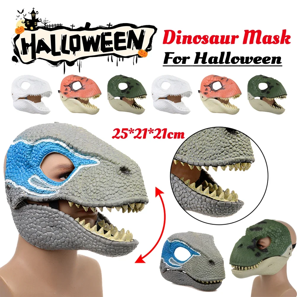 3D-Dinosaur-Mask-Lifelike-Raptor-Dino-Moving-Jaw-Dinosaur-Mask-High ...