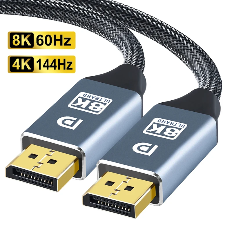4K-144Hz-Displayport-Kabel-Dp-1-4-Display-Poort-Displayport-Kabel-2K ...