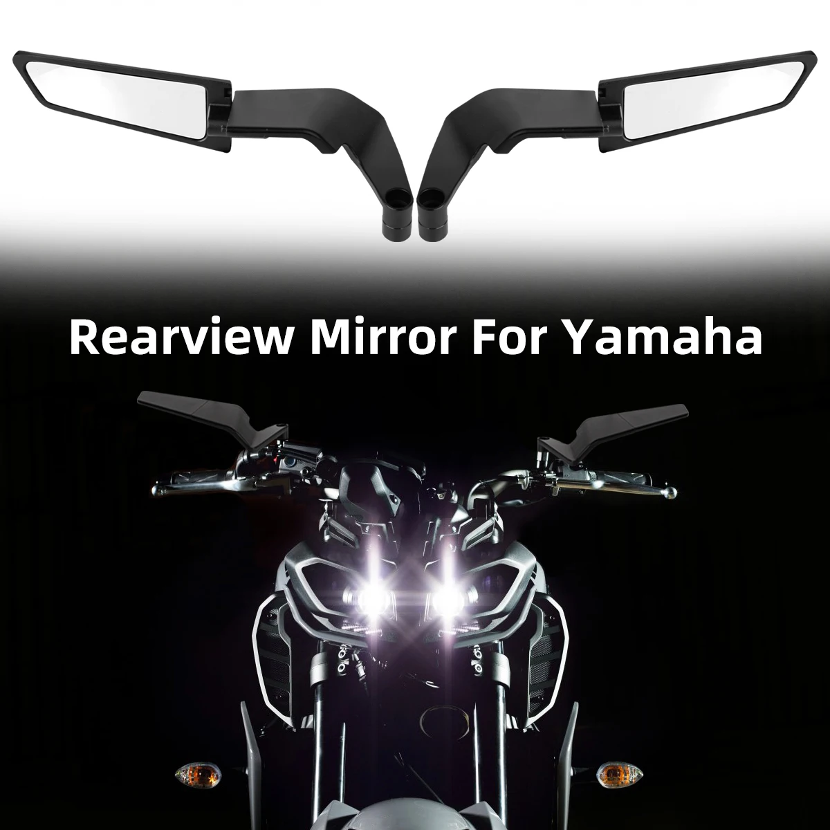 Yamaha MT07 MT09 FZ07 FZ09 MT03 MT10 Stealth Winglets Набор Зеркал ...