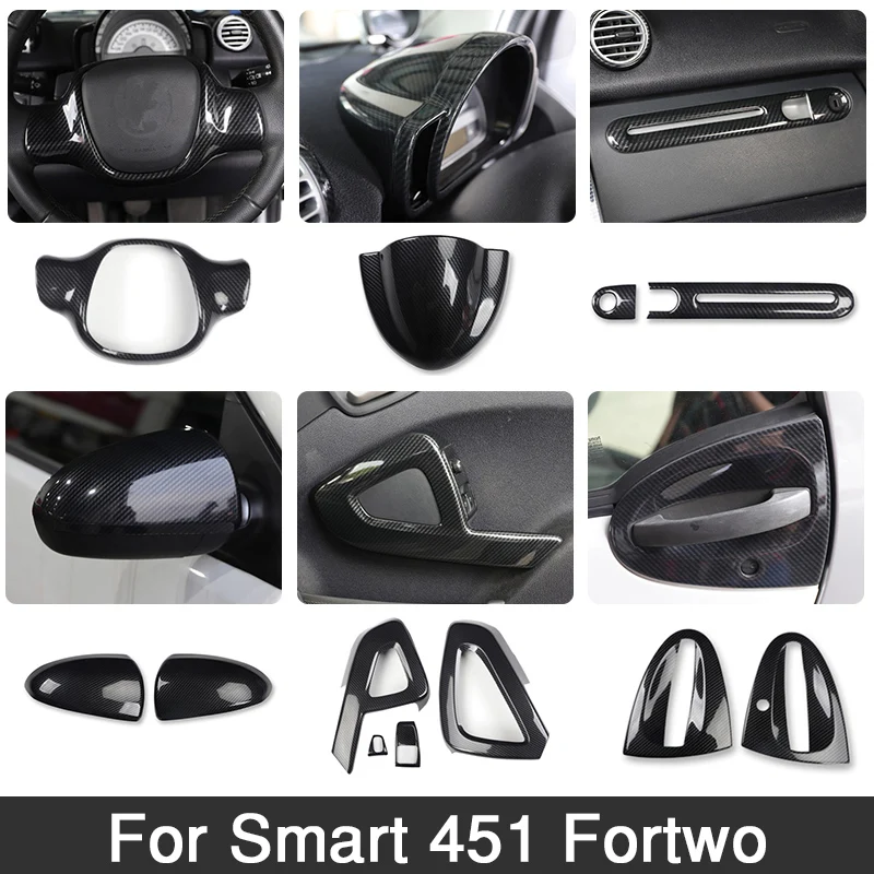 Car Carbon Decorative Cover Interior Modification ABS Plastic Sticker ...