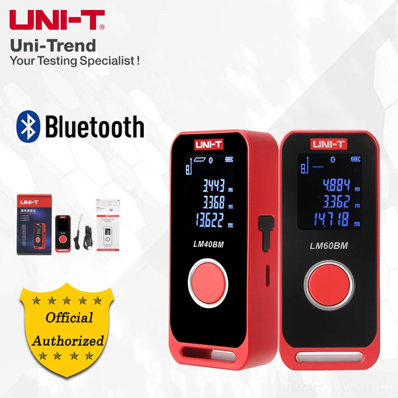 UNI-T-LM40BM-LM60BM-Rechargeable-Bluetooth-Mini-Laser-Distance-Meters ...